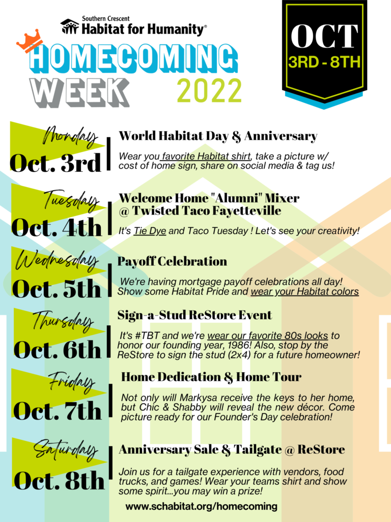 Homecoming Week - SCHFH
